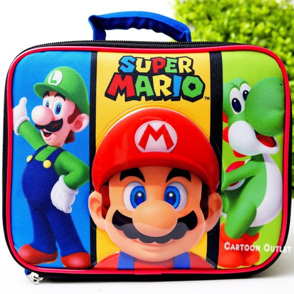 Nintendo | Accessories | Super Mario Lunch Bag Luigi Yoshi Lunch Box ...